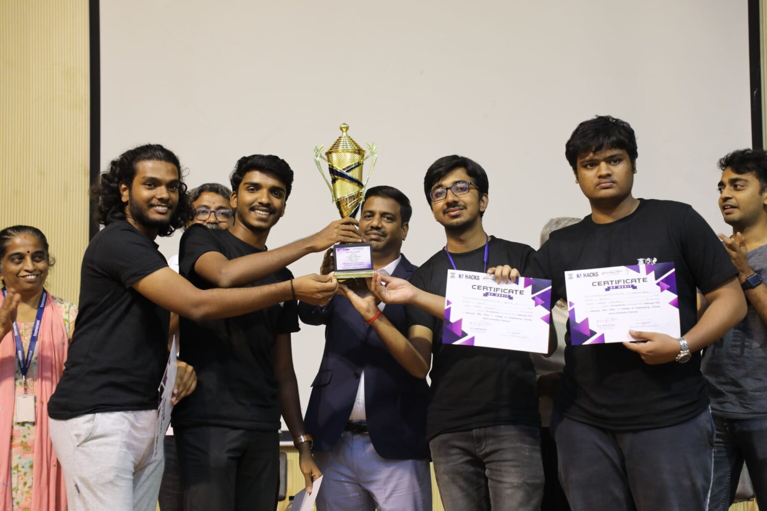 Second year students win hackathon against 300+ teams at K! Hacks 2024 ...